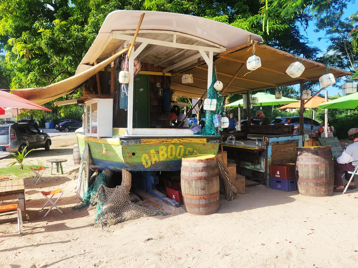 Barbados Guide Review: The Caboose Fish Stand, is more of a boat ...